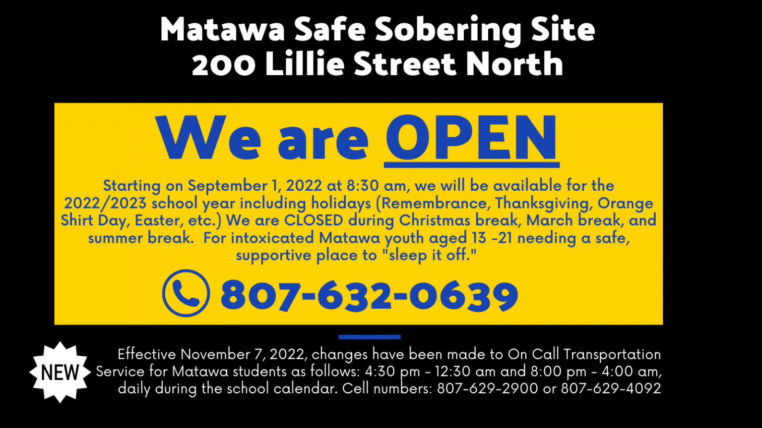 Emergency Services - Matawa