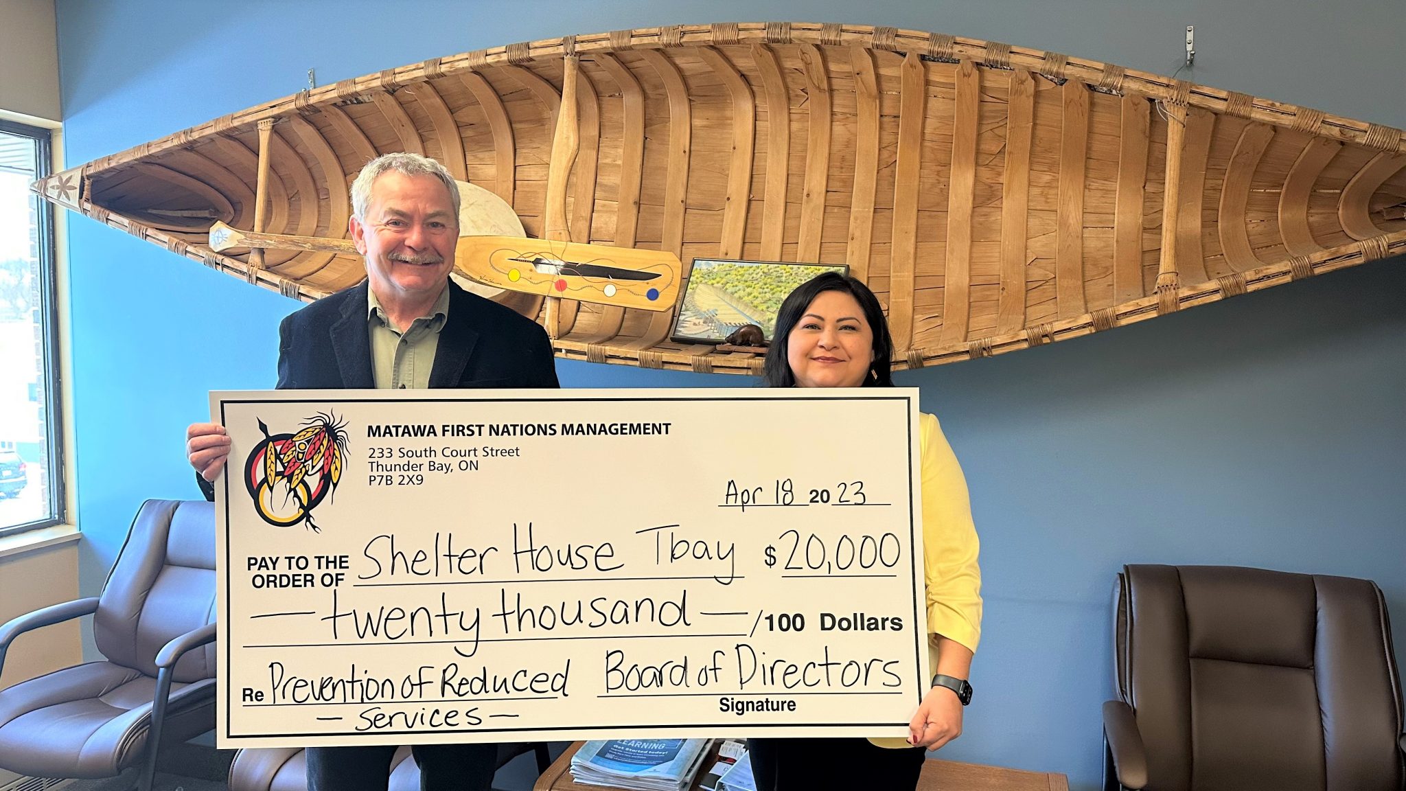 MATAWA FIRST NATIONS MANAGEMENT MAKE A SECOND $20K INVESTMENT IN ...